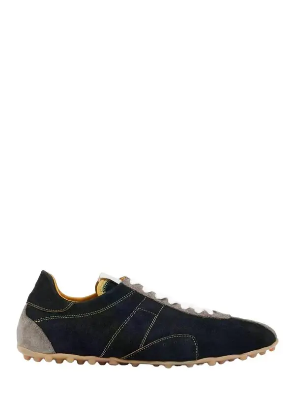 MAISON MARGIELA Panelled Leather Sneakers - Black
