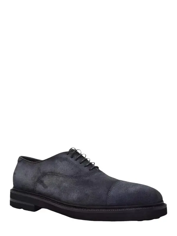 HENDERSON BARACCO Suede Oxford Shoes - Blue