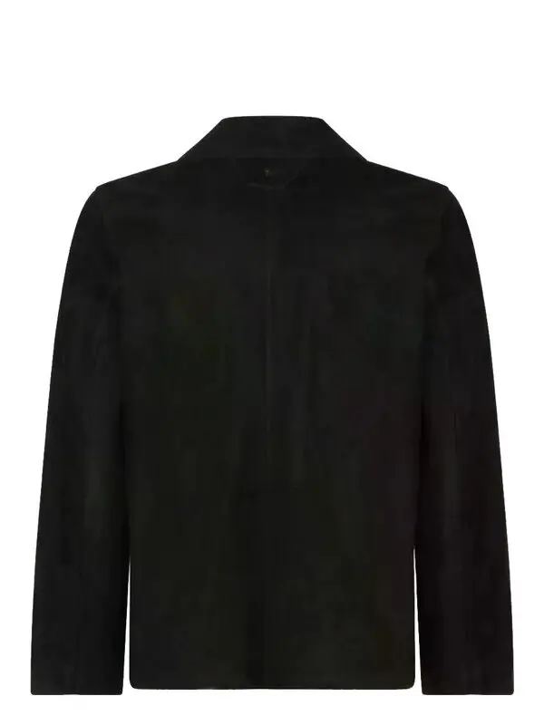 SALVATORE SANTORO Suede Jacket - Black