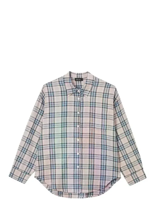 TOUT A COUP Plaid-check Shirt - Neutrals