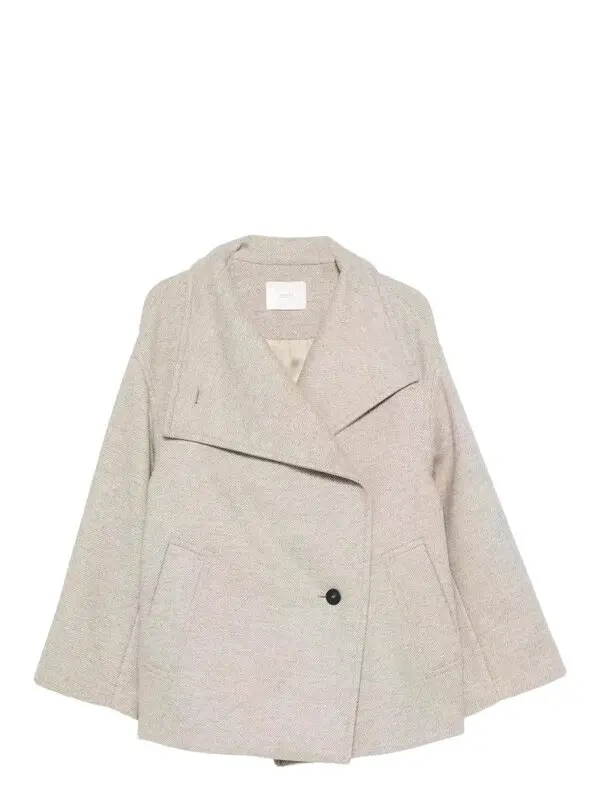 JOSEPH Isaia Double-breasted Coat - Neutrals