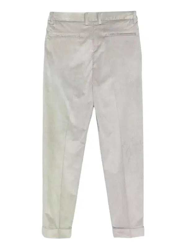 Alpha Industries Pleated Corduroy Trousers - Grey