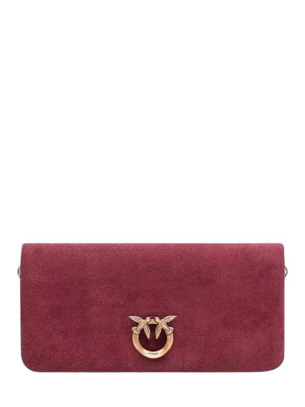 Pinko Love Birds Click Soft Crossbody Bag - Red