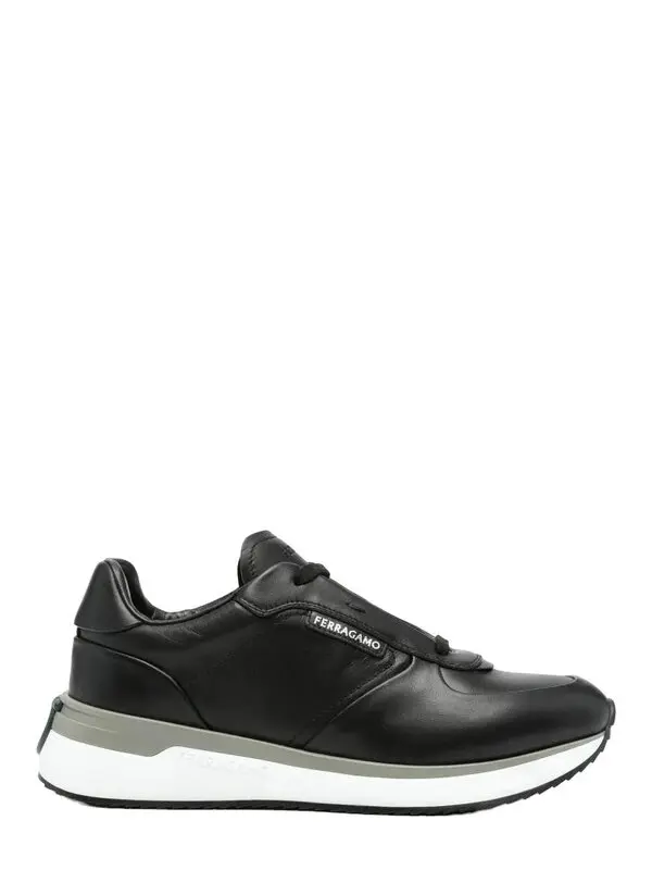 FERRAGAMO Gancini Sneakers - Black