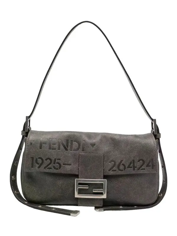 Fendi Baguette Shoulder Bag - Grey