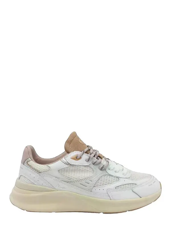 D.a.t.e. Musa Panelled Leather Sneakers - White