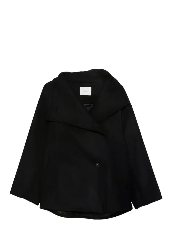 JOSEPH Isaia Double-breasted Coat - Black