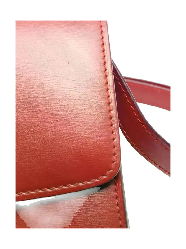 Celine Small Calfskin Classic Box Crossbody Bag - Red