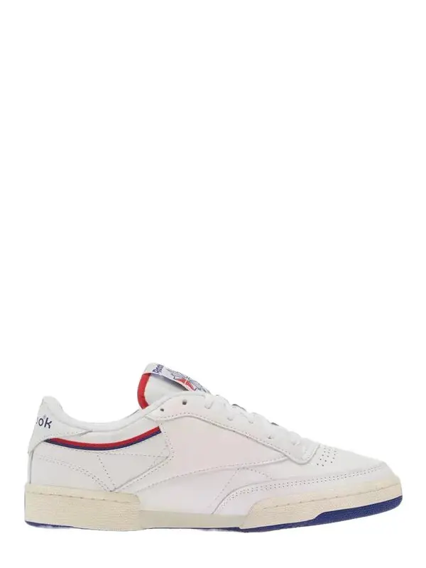 REEBOK Club C 85 Leather Lace-up Sneakers - White