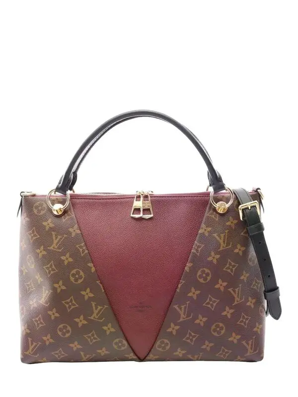 LOUIS VUITTON Monogram V Tote Mm Satchel - Brown