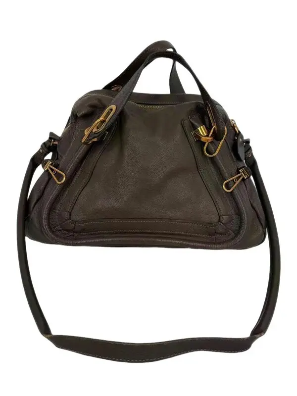 Chloé 2014 Paraty Leather Handbag - Brown