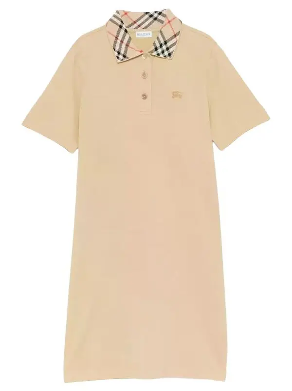 Burberry Polo Dress - Neutrals
