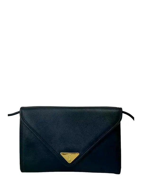 Saint Laurent Leather Crossbody Bag - Blue