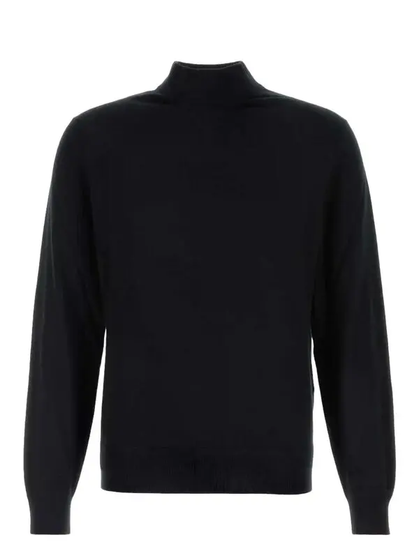 TOM FORD High-neck Wool Sweater - Black