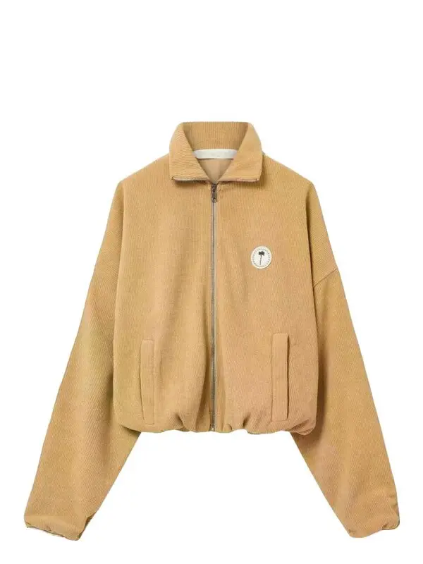 Palm Angels Chenille Track Jacket - Neutrals