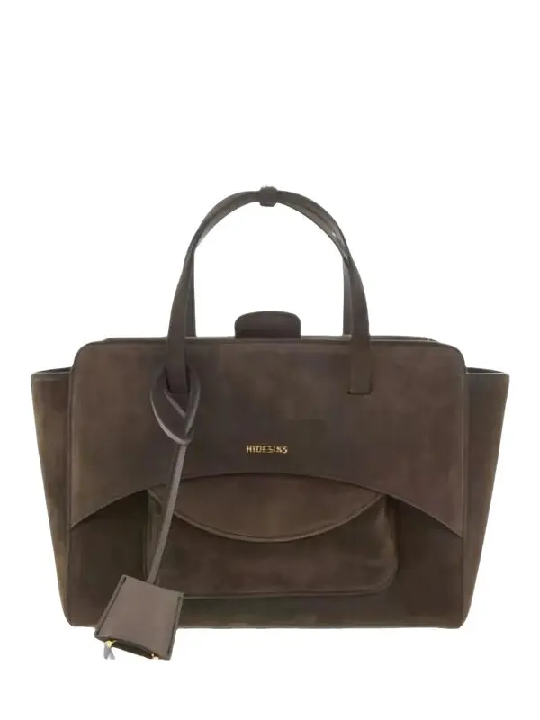 HIDESINS Logo-print Tote Bag - Brown