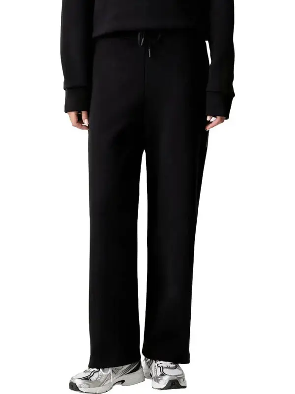 On Focus Tech Drawstring Wide-leg Track Pants - Black
