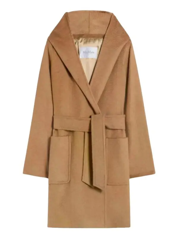 Max Mara Camel Robe Coat - Neutrals