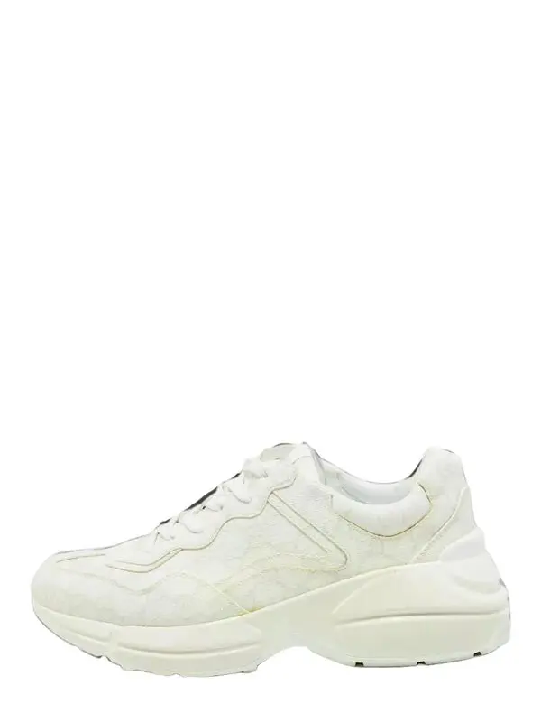 Gucci Rhyton Gg Supreme Low Top Sneakers - White