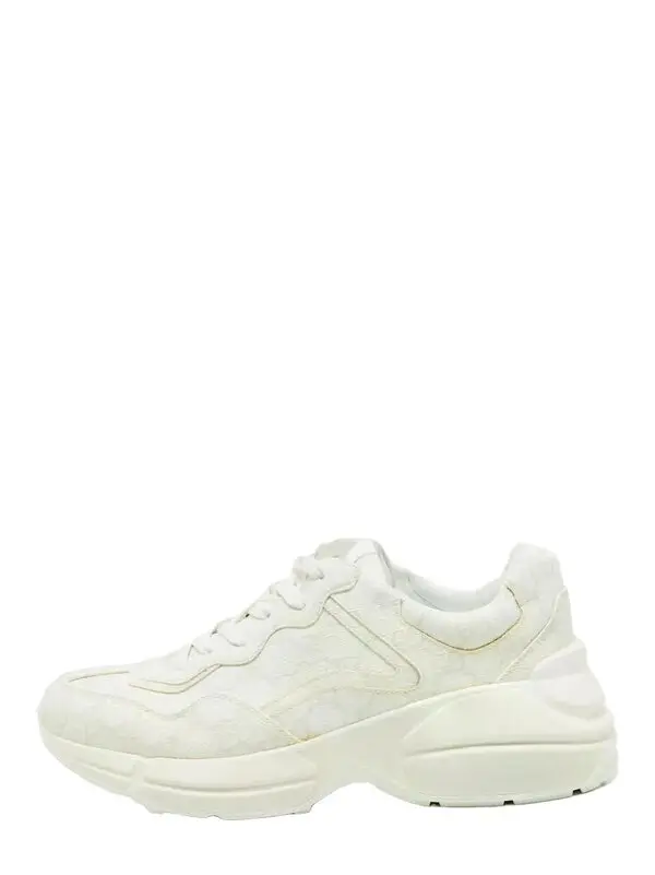 Gucci Rhyton Gg Supreme Low Top Sneakers - White