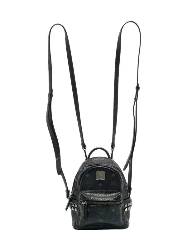 Mcm Stark Side-studs Backpack - Black