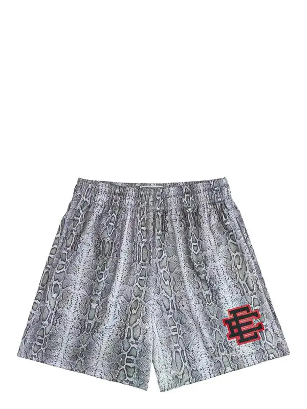 ERIC EMANUEL Basic Snakeskin Print Shorts - Grey