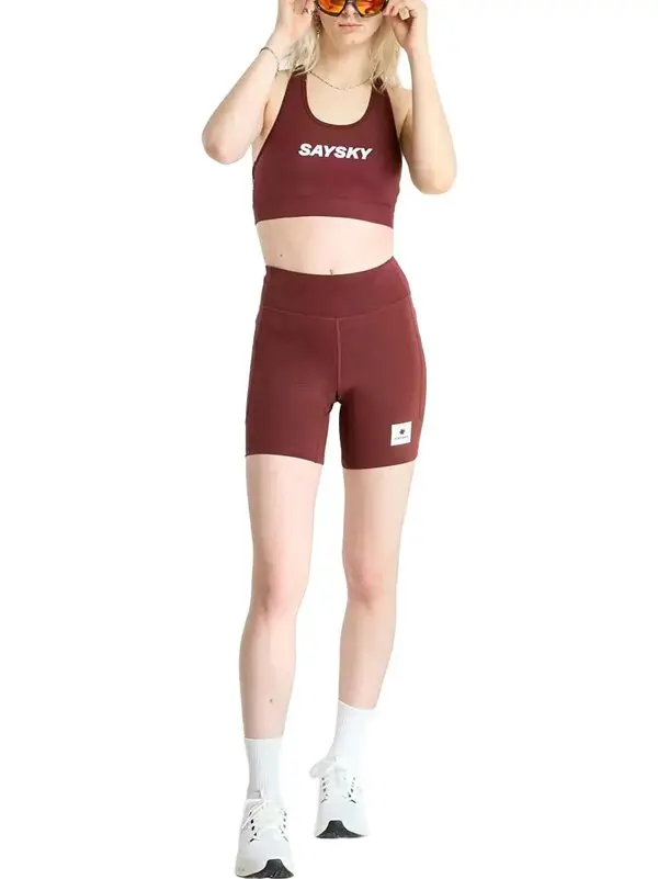 SAYSKY Combat Logo-print Sports Bra - Red