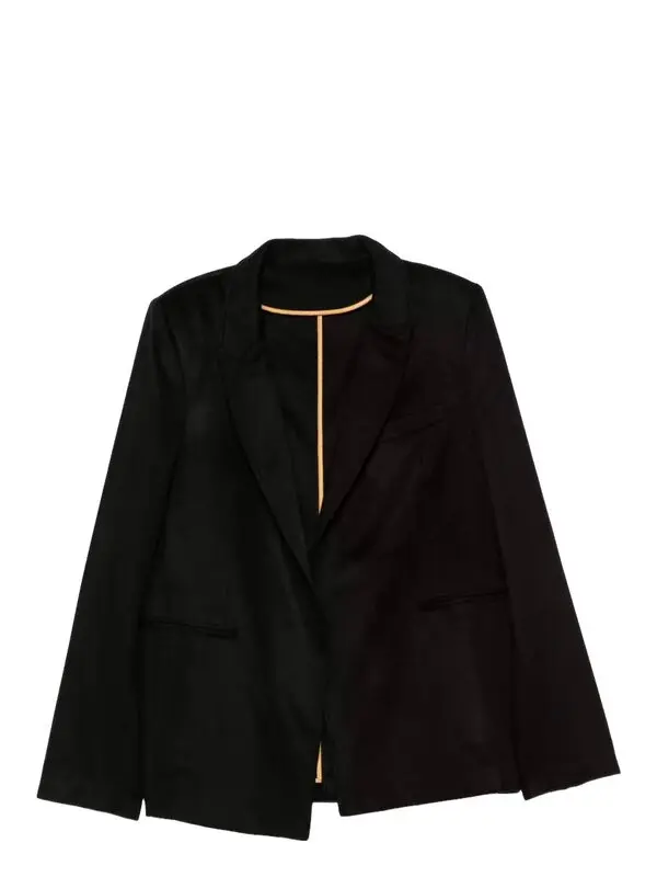 Frenckenberger Peak-lapel Suit Blazer - Black
