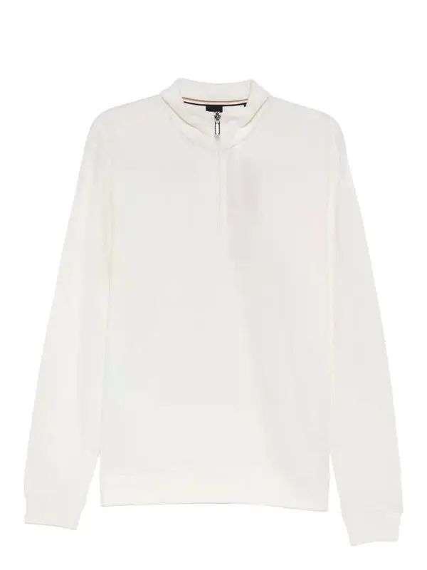 BOSS Logo Patch Loungewear - White