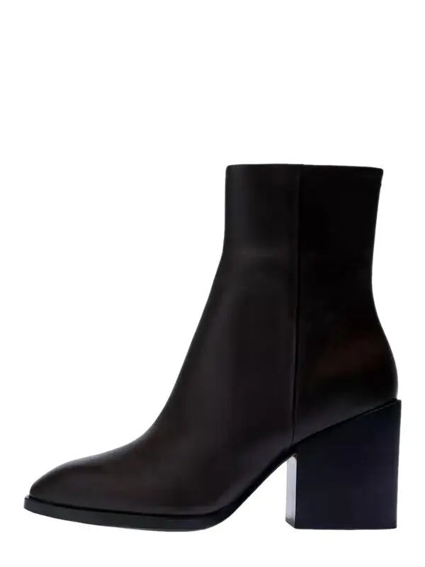 AeydĒ Leandra Block-heel Ankle Boots - Brown
