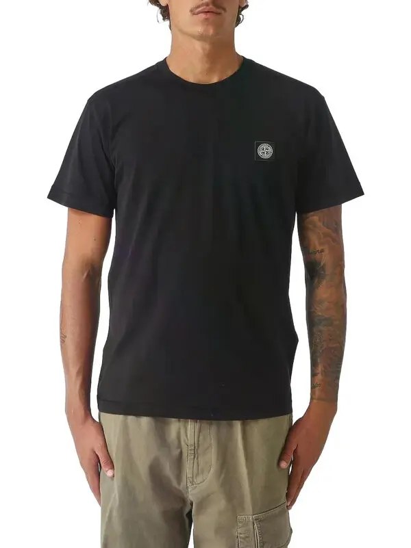 Stone Island 2100027 60/2 Cotton Jersey T-shirt - Black
