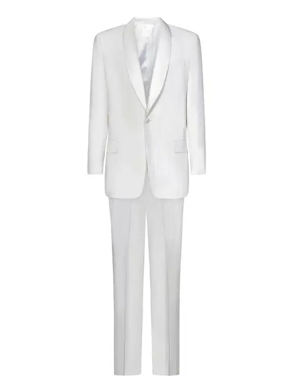 Givenchy Shawl-lapel Suit - White