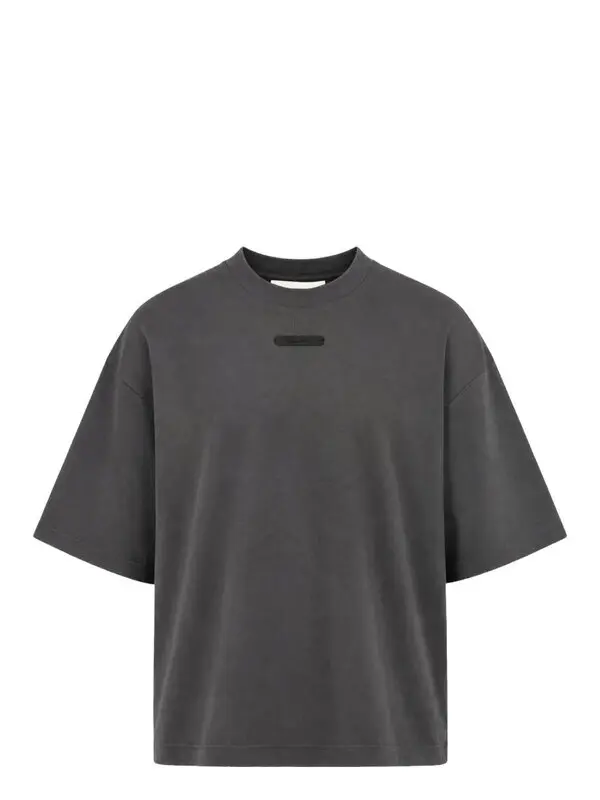 Fear Of God Logo-patch T-shirt - Grey
