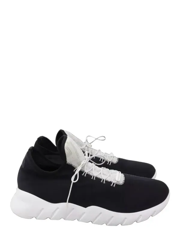 Fendi Low-top Knit Sneakers - Black