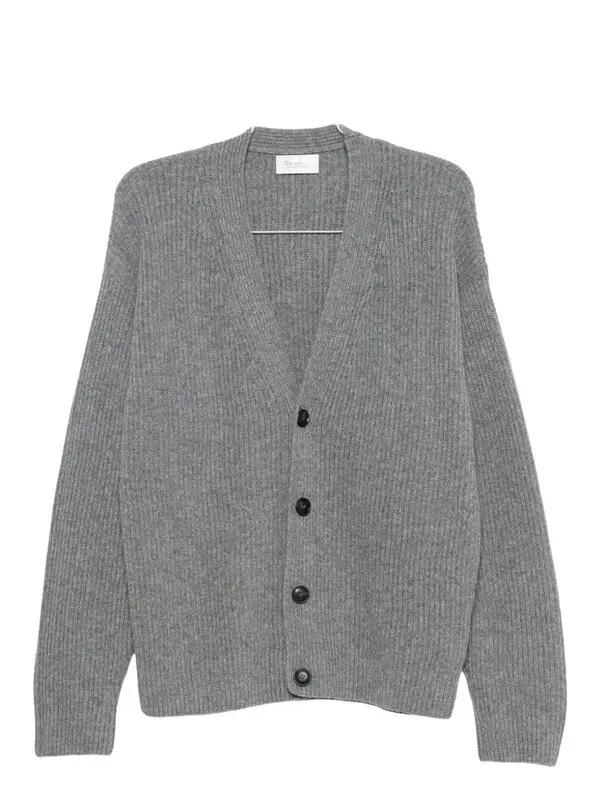 DIANA STUDIO Ribbed-knit Cardigan - Grey