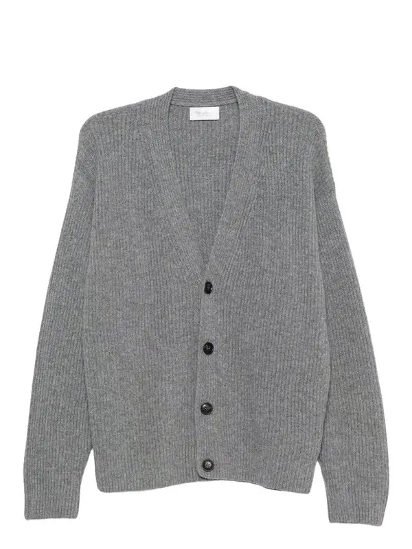 DIANA STUDIO Ribbed-knit Cardigan - Grey
