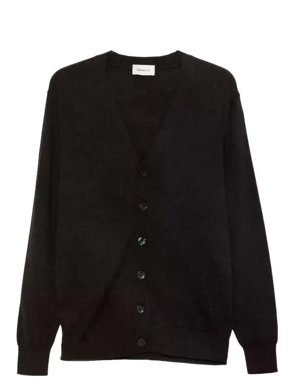 DIANA STUDIO V-neck Button-up Cardigan - Black