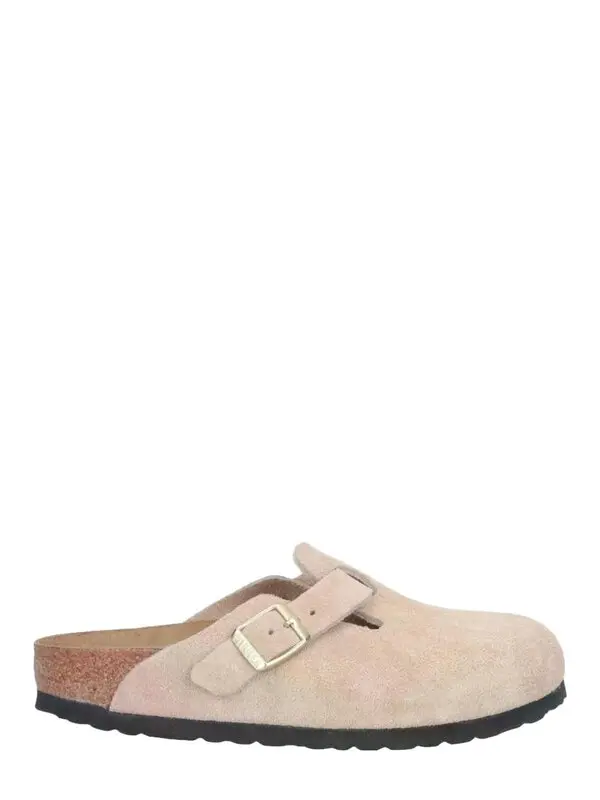 BIRKENSTOCK Suede Mules - Neutrals