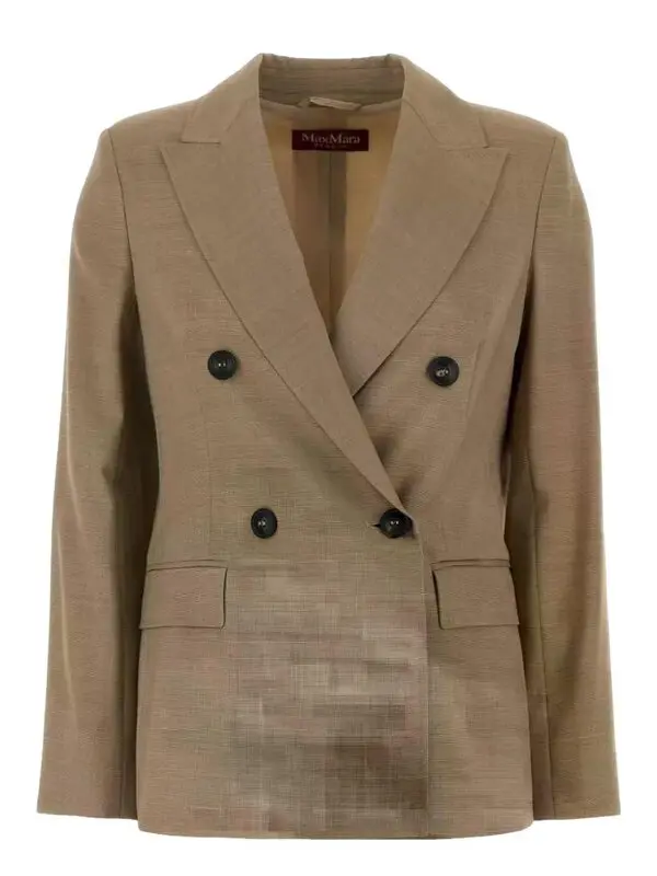 Max Mara Double-breasted Blazer - Neutrals