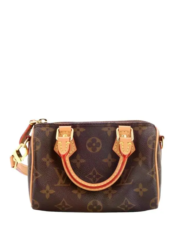 LOUIS VUITTON Speedy Bandouliere Nm Monogram Nano - Brown