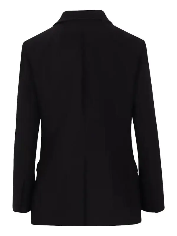 Vivetta Double-breasted Peak-lapel Blazer - Black