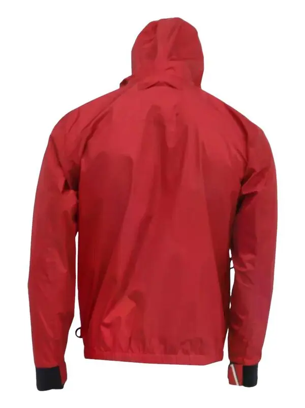 Moncler Hooded Zip-up Jacket - Red