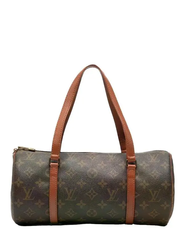 LOUIS VUITTON Monogram Papillon 30 Handbag - Brown