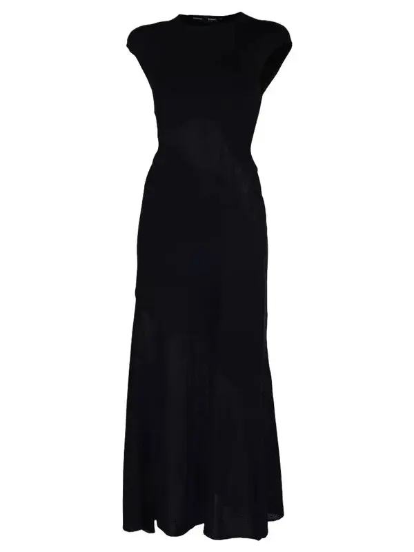 Proenza Schouler Maissa Mesh-panel Maxi Dress - Black