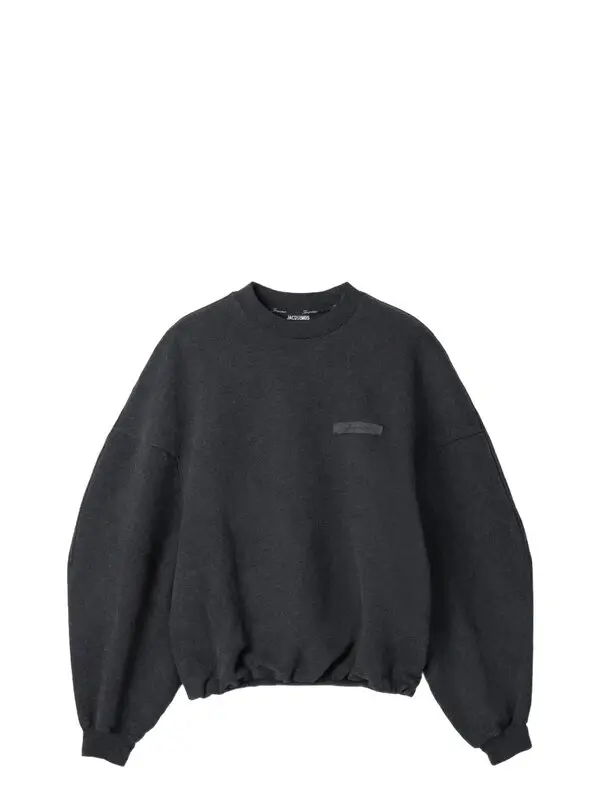 Jacquemus The Ruban Oversized Sweatshirt - Black