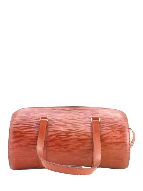 LOUIS VUITTON Soufflot Epi Leather Handbag - Brown