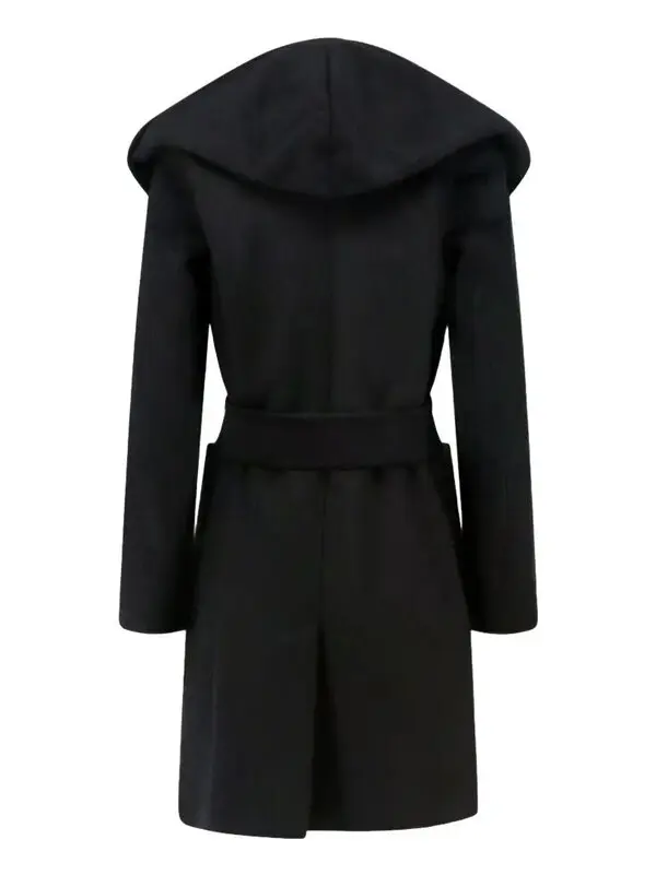 Max Mara Rialto Camel Hair Coat - Black