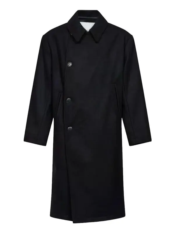 COSTUMEIN Buttoned Wool Coat - Black