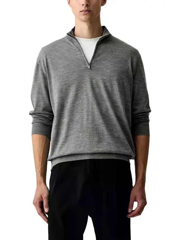Paul & Shark Quarter-zip Sweater - Grey