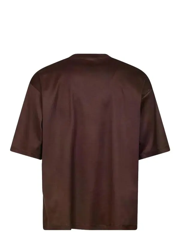 COSTUMEIN Logo-embroidered T-shirt - Brown